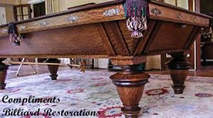 Antique vintage Brunswick Balke Collender billiard pool table - Vintage ...