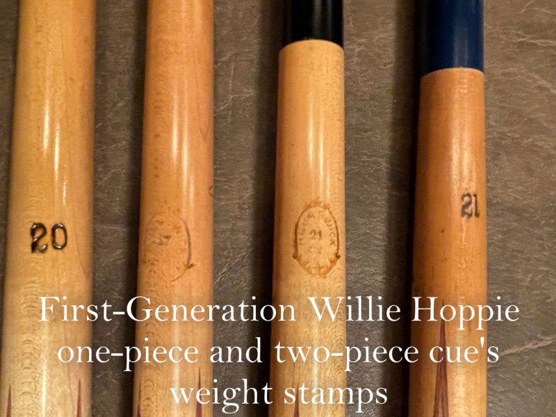 Brunswick Cue Decals - Vintage Cues for You